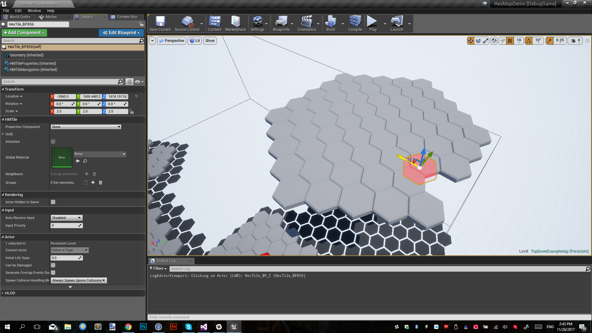 Hex Map Grid By Serhiiserhiiv In Code Plugins Ue4 Marketplace 